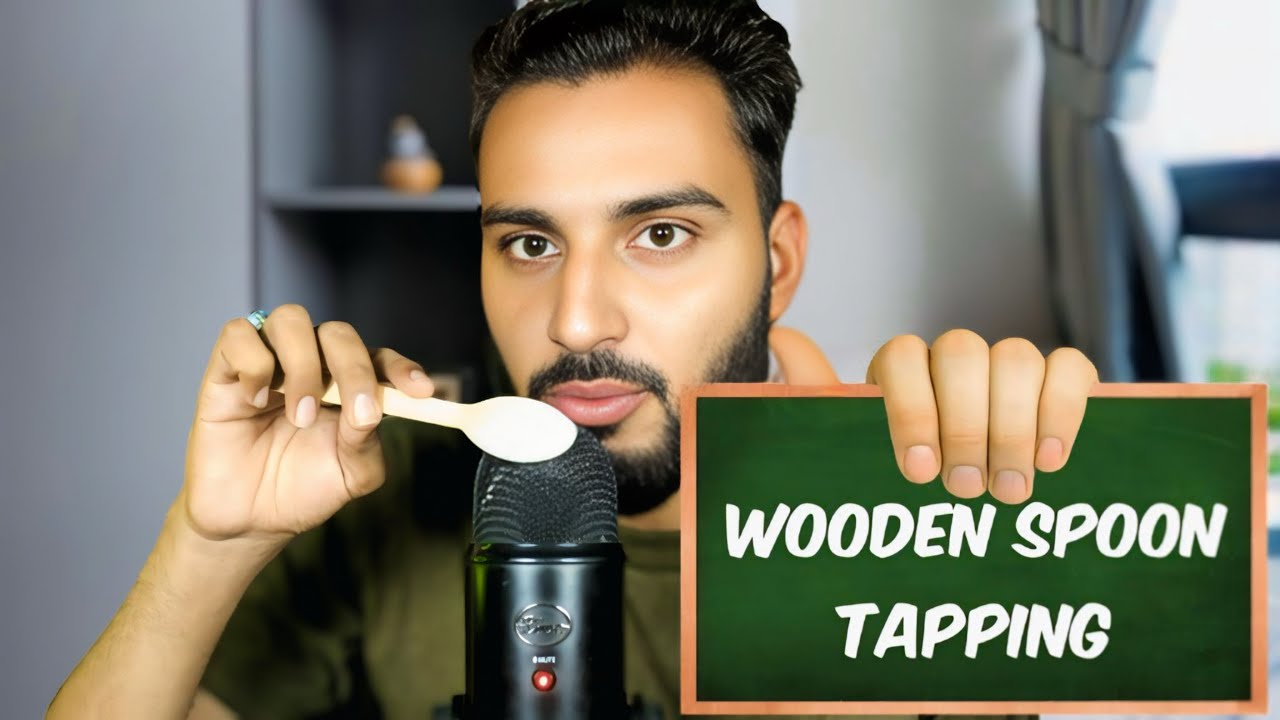 ASMR Wooden Spoon Tapping & Scratching 🥄 - YouTube