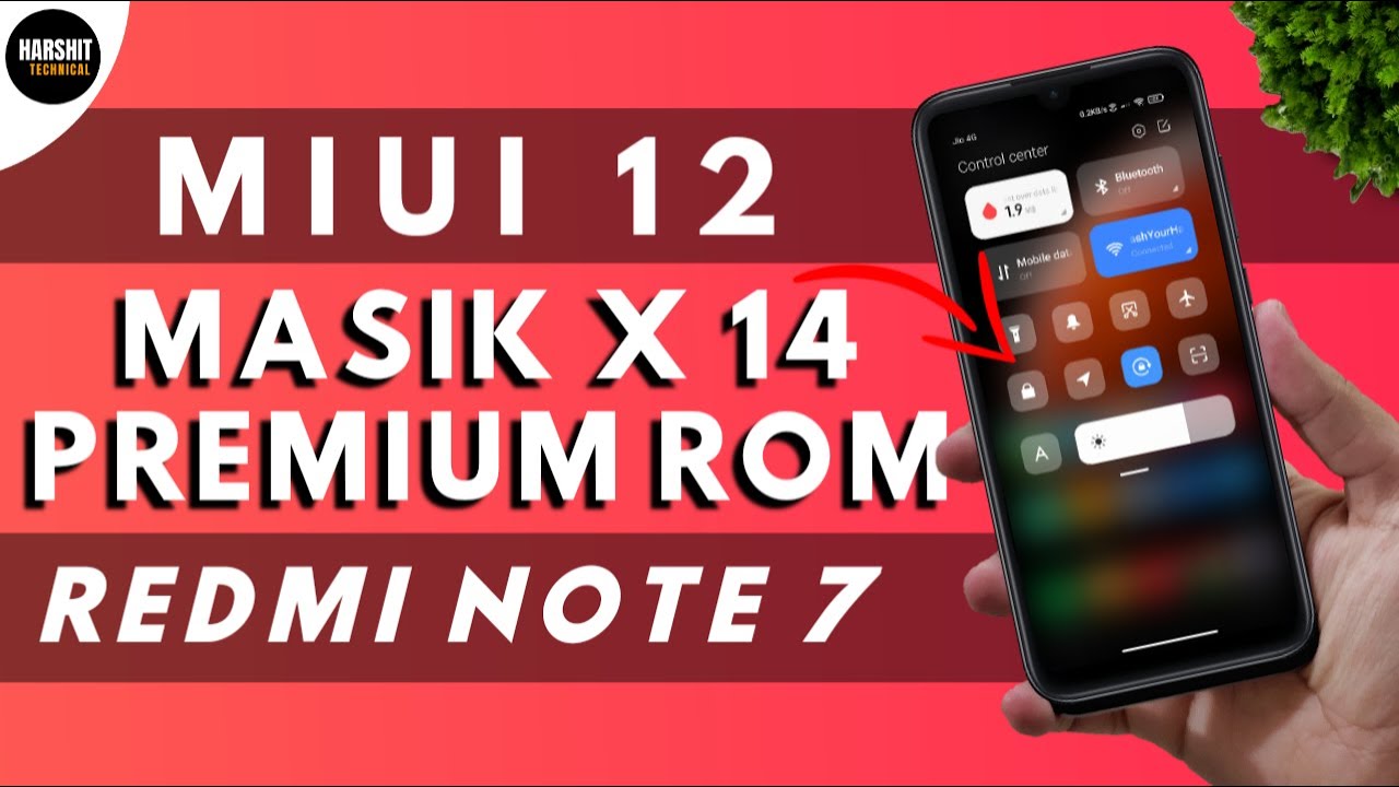 MIUI 12 Premium Features MASIK X 14 ROM Update | Redmi Note 7/7S MIUI ...