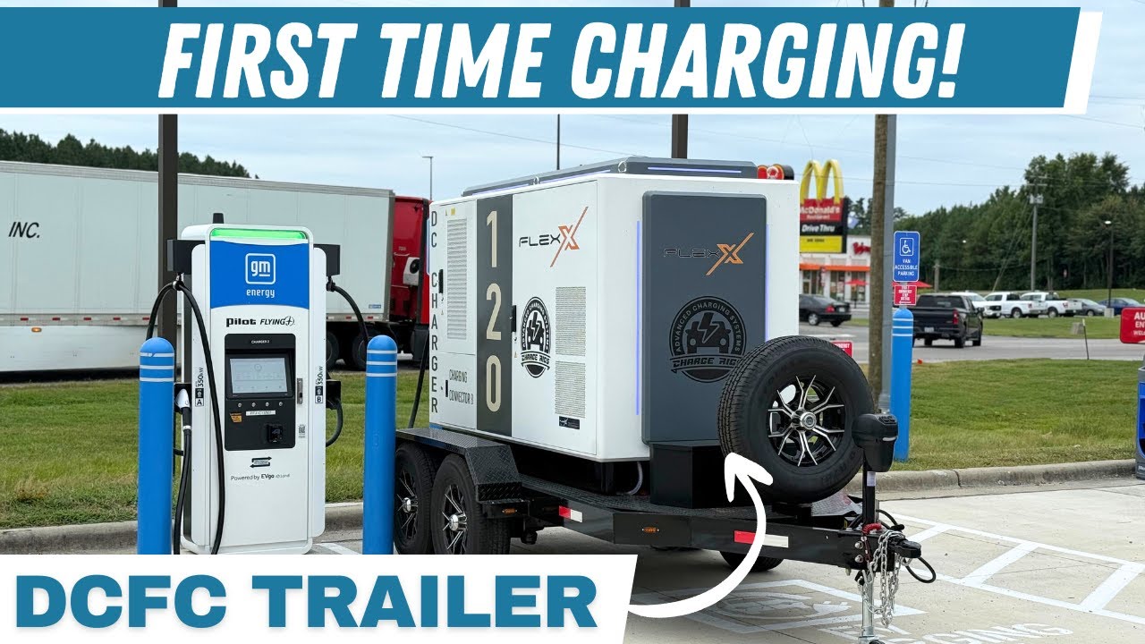 Charging My Mobile DC Fast Charger For The First Time! - YouTube