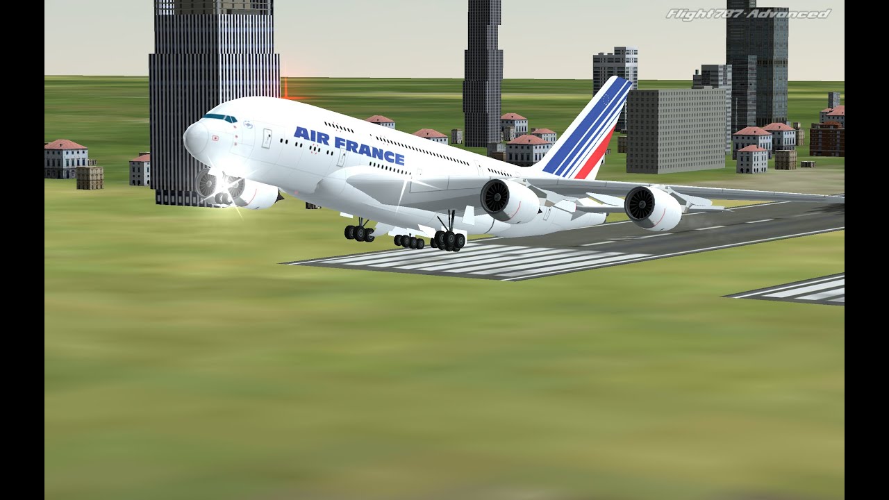 Flight 787 - Advanced - Airbus A380 [Air France from MOROCCO (GMME) to ...