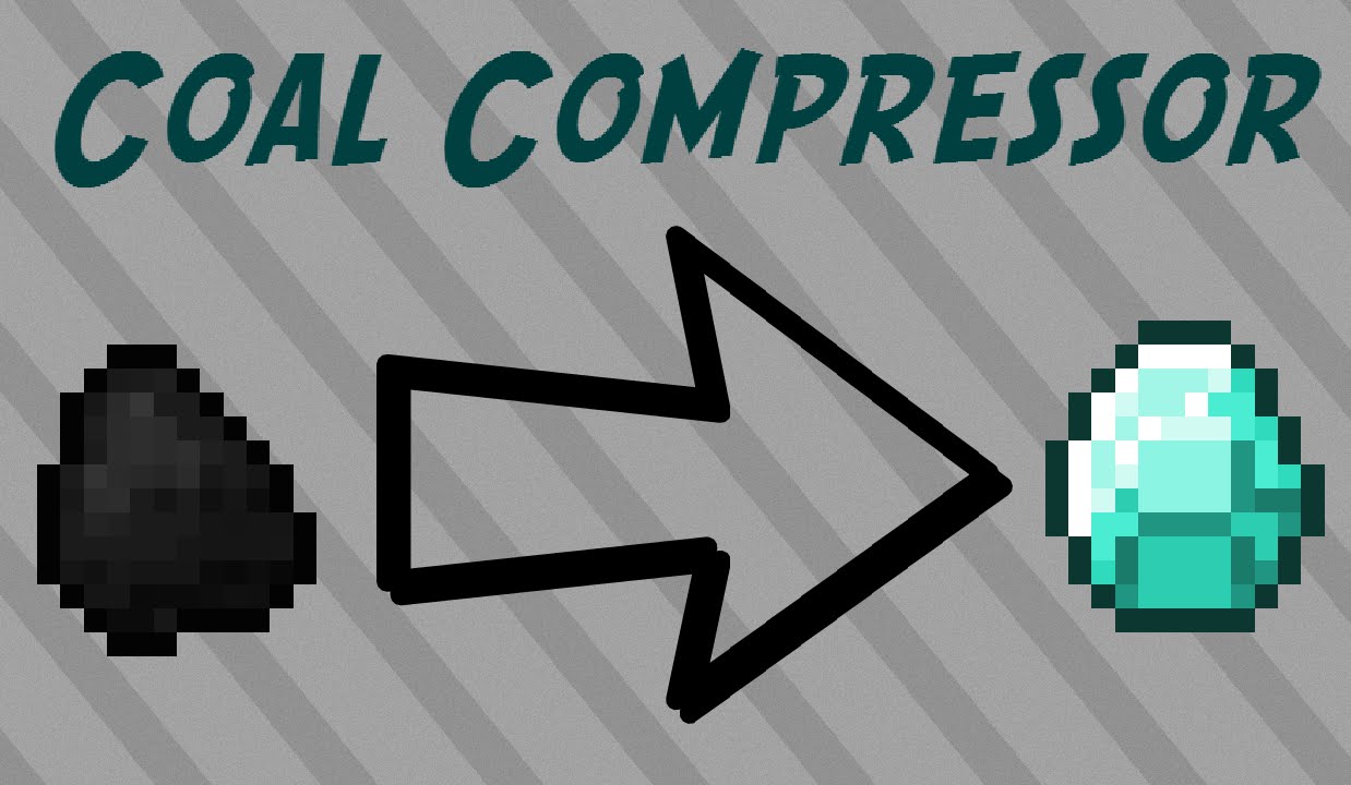 Minecraft Mod Showcase: Coal Compressor Mod - YouTube