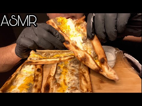 TÜRKÇE ASMR | KIYMALI PİDE MUKBANG