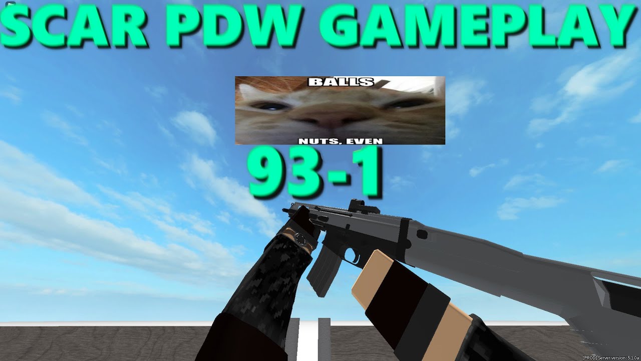 Phantom Forces | 93-1 SUPER OP SCAR PDW Gameplay - YouTube