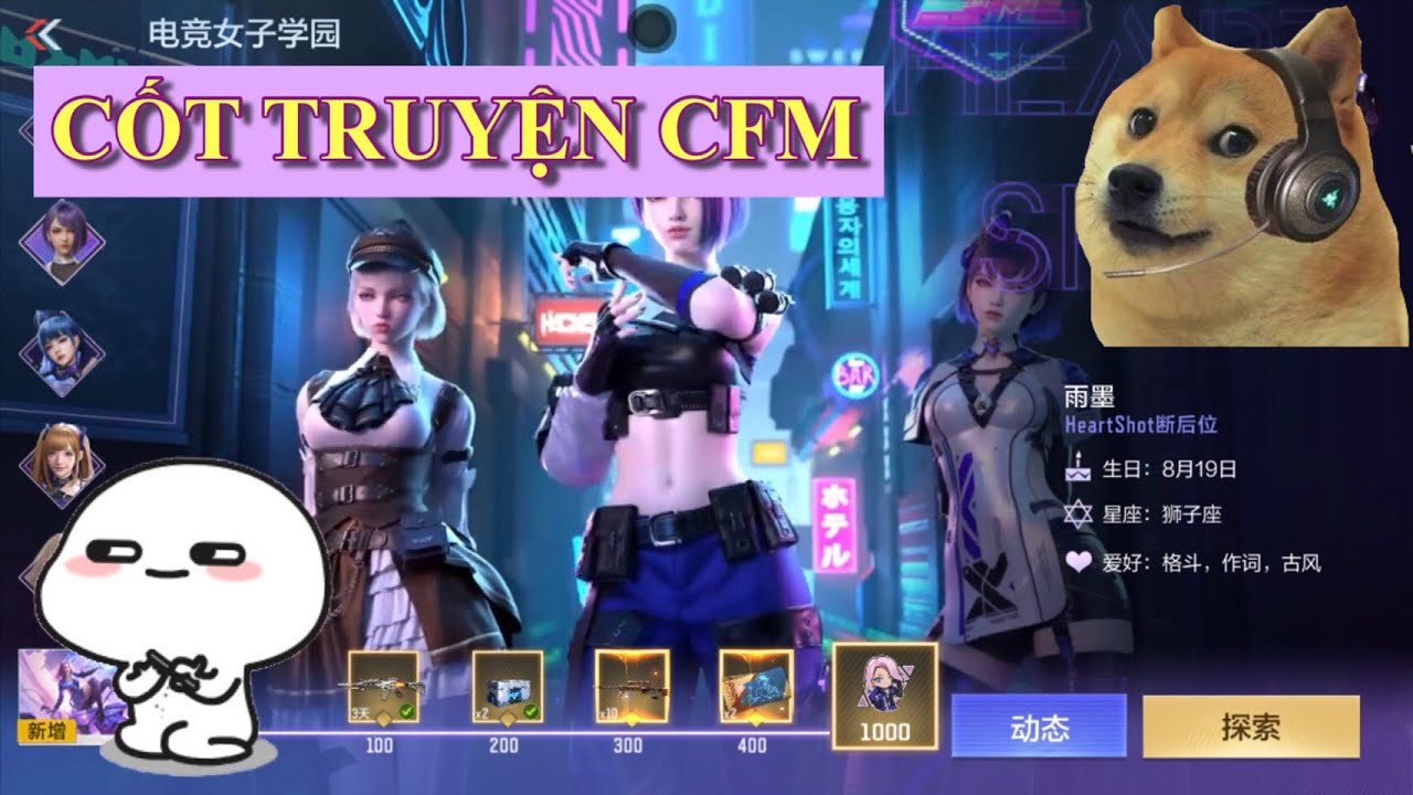 Chương 2 Mục 1 : Cốt Truyện CFM Nhóm Nhạc Heart Shot - Hưng Xê Ti - YouTube