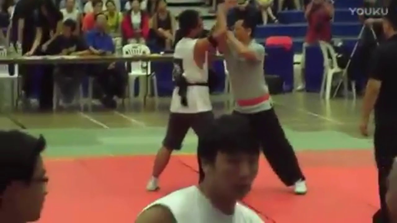 push hands tournament China or Taiwan - YouTube