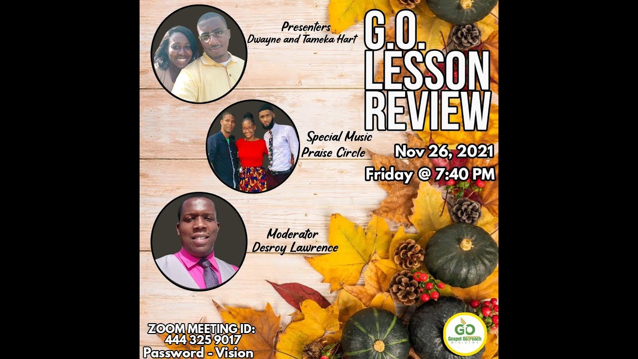 Sabbath School Lesson Review # 9||4th Quarter 2021||Topic: Turn Their ...