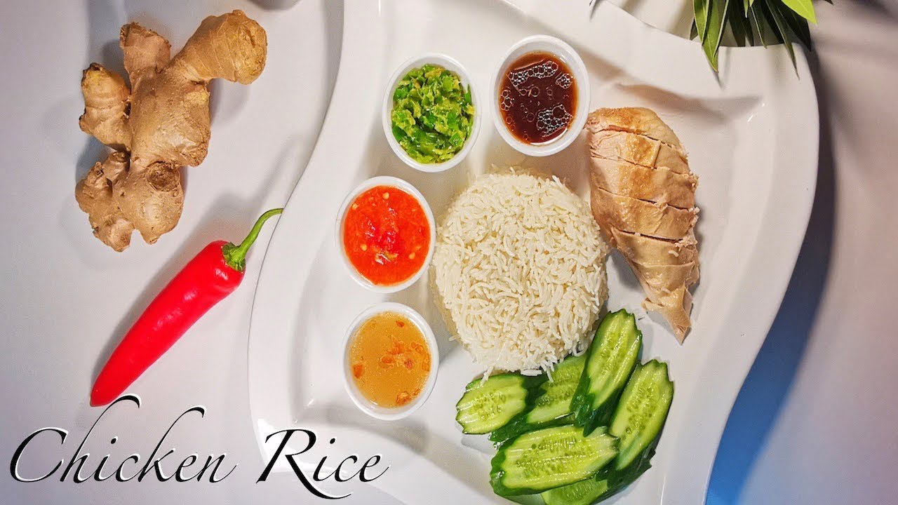 Authentic Chicken Rice Recipe || Hainanese Chicken Rice|| Singapore ...