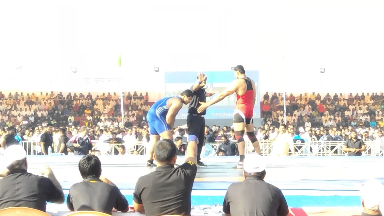 Abhijit Katke vs Mauli Jamdade महाराष्ट्र केसरी , पुणे अधिवेशन.. - YouTube