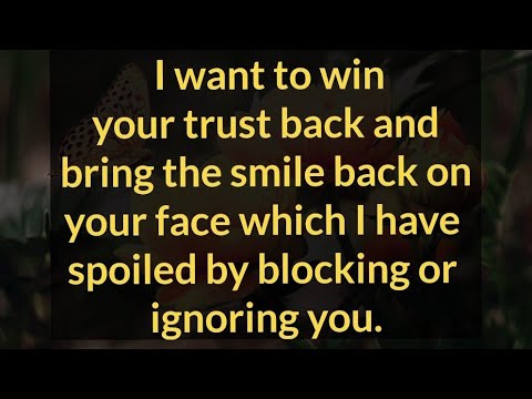 💫🌎 I want to win your trust back and bring the smile back on your face ...