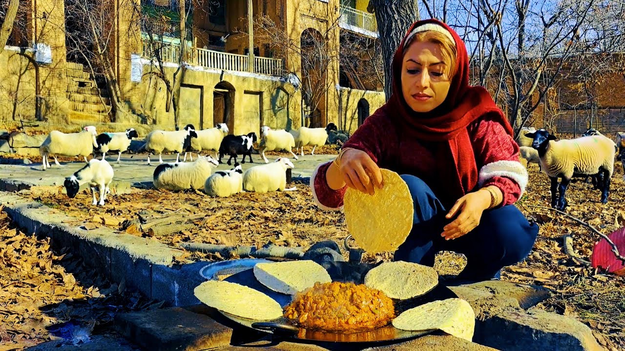 Rural Woman Cooks Chicken Tacos | Village Cooking - YouTube