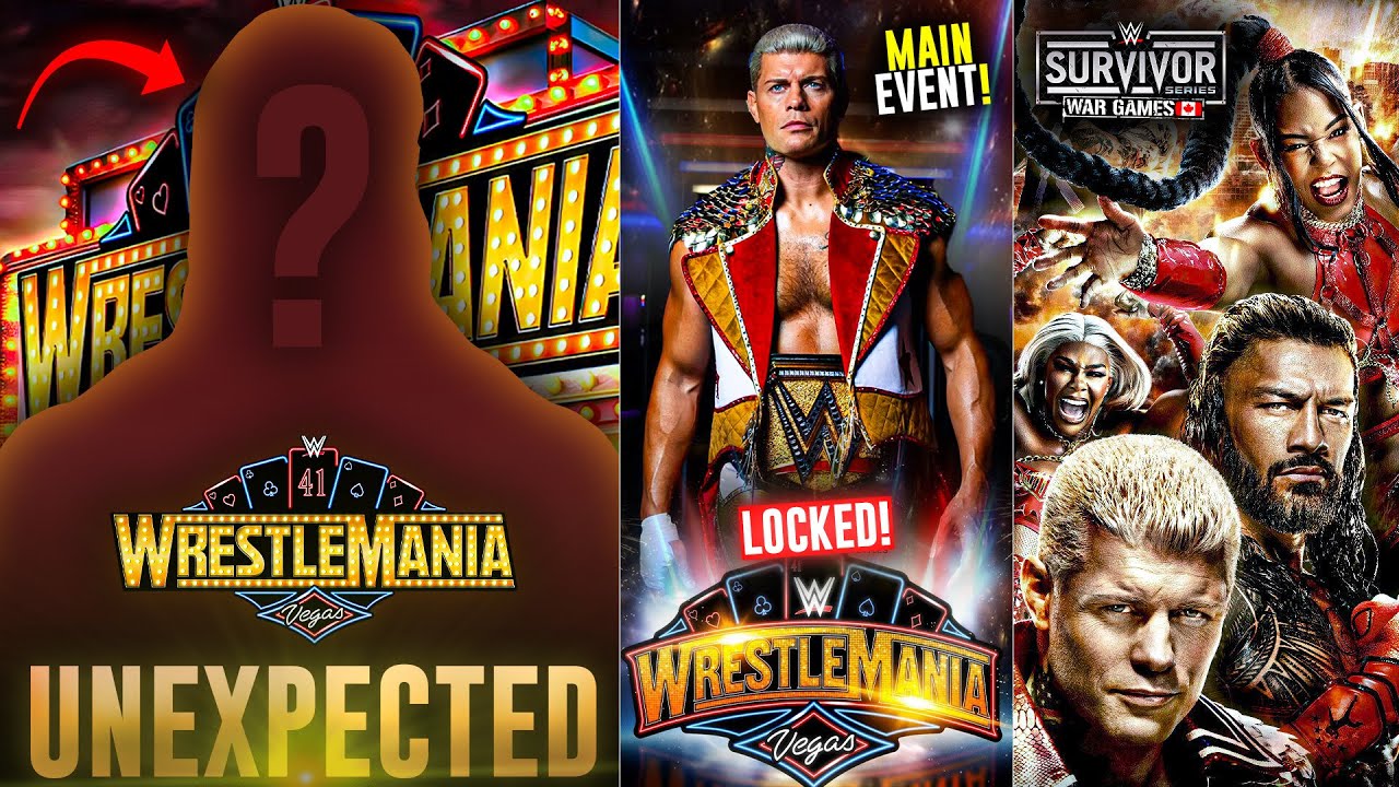 WrestleMania 41 BIGGEST UNEXPECTED! SURPRISE 🤯| Cody Rhodes WM41 Main ...