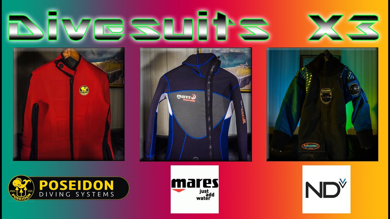 Diving suits X3 #mares #poseidon #northerndiver #wetsuit #semidry # ...