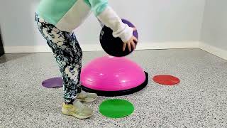 Bosu Ball Bounce - Pink Oatmeal Shop