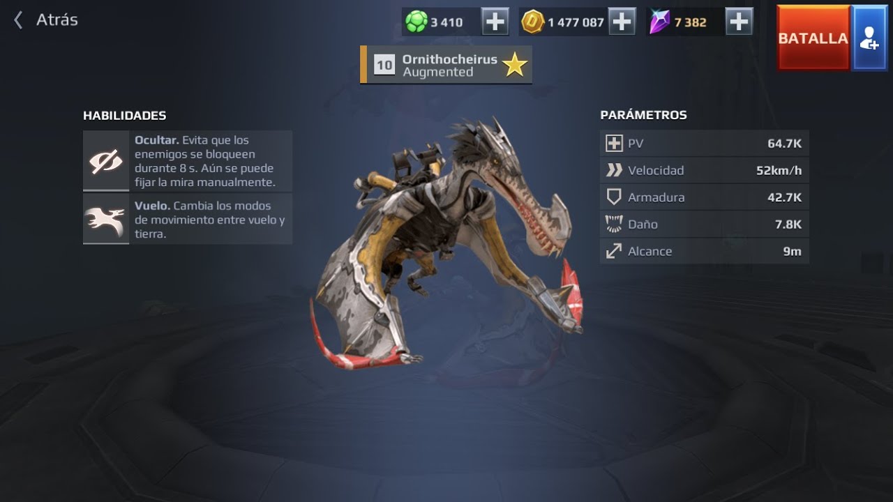 Mi PRIMER Dino AUGMENTED ORNITHOCHEIRUS Jurassic Monster World Gameplay ...