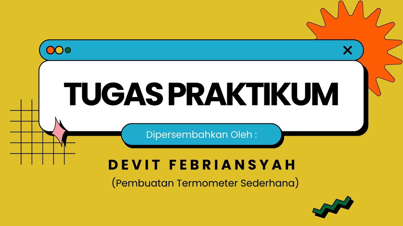 PRAKTIKUM PEMBUATAN TERMOMETER SEDERHANA〡DEVIT FEBRIANSYAH〡F9 - YouTube