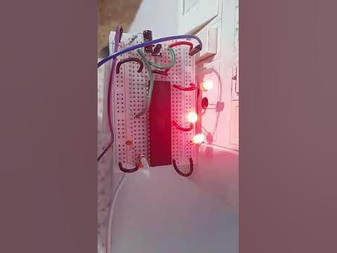 microprocessor and microcontroller mini projects |Led blinking with 8051 microcontroller - YouTube