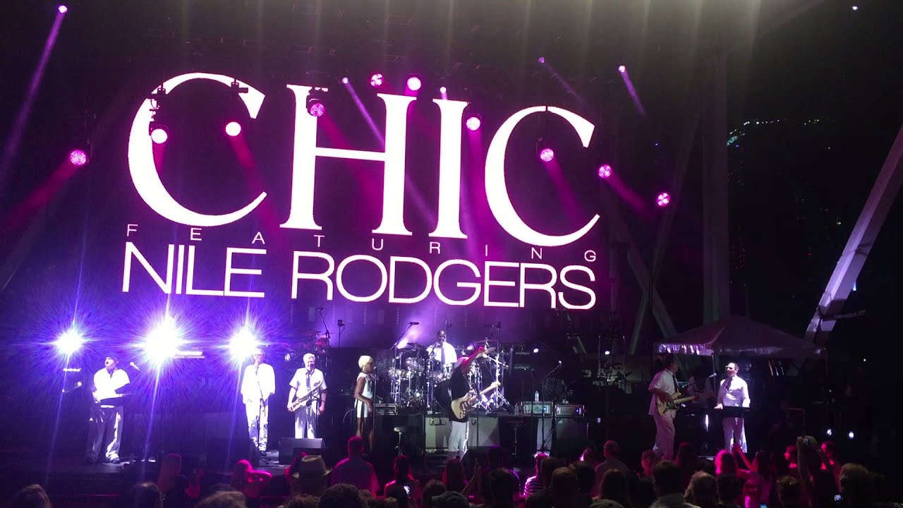 Chic feat. Nile Rodgers - Get Lucky/Let's Dance (Bayfront Park Miami FL ...