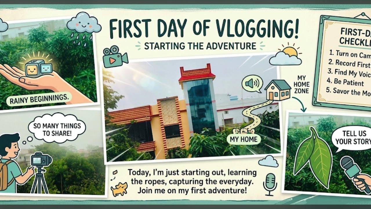 💦😍Day 1 of my vlogging, 💦barish ke sath mera vlog, like and subscribe ...