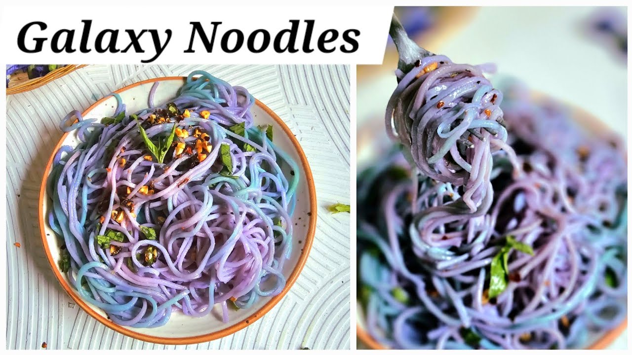 Galaxy Noodles 💙💜 - YouTube