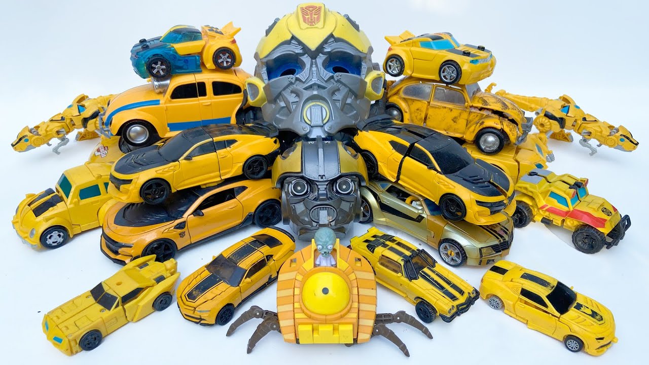 PESTA MOBIL ROBOT TRANSFORMASI KUNING: BUMBLEBEE, EXCAVATOR, MOBIL ...