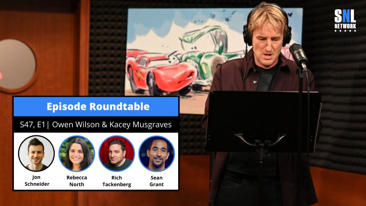 Owen Wilson / Kacey Musgraves SNL Roundtable - S47 E1 - YouTube