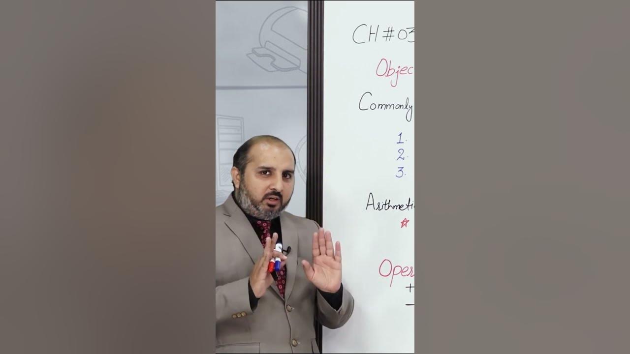 PGC lectures-Inter Part 2-KPK Board-Computer Science-Chapter 3 - Commonly Used Operators & Types ...