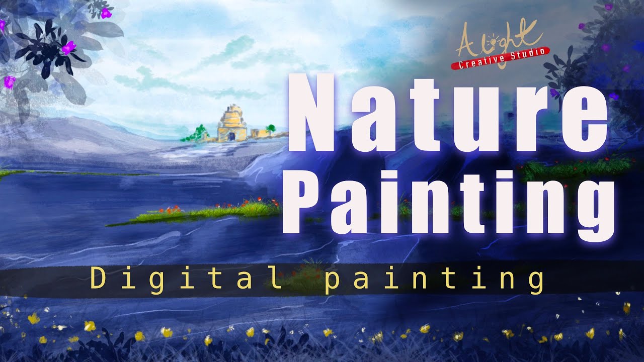 Nature painting | Procreate | Alight creative Studio - YouTube