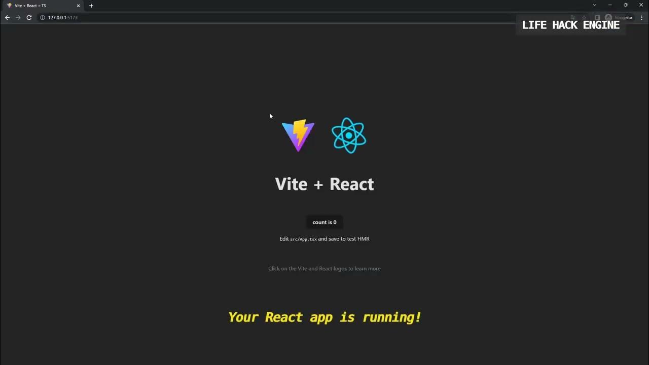 Setting up React, TypeScript project with Vite and adding Ionic (Windows 10/11) - YouTube
