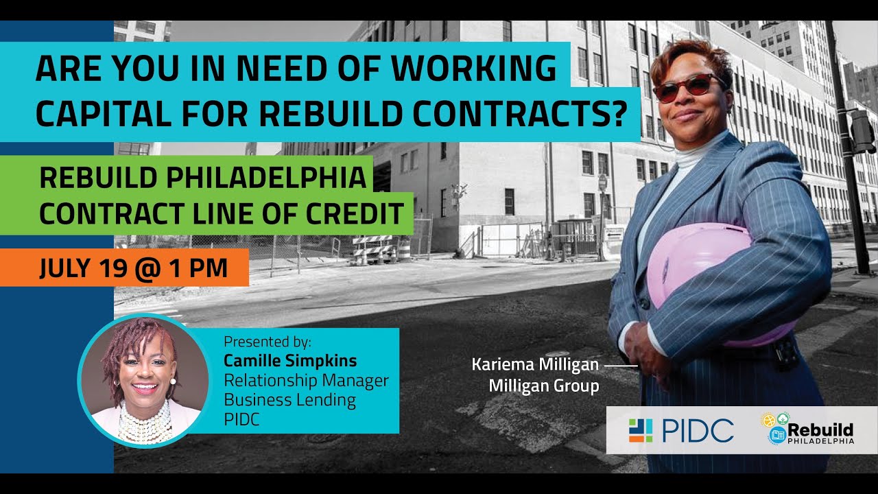 Rebuild Philadelphia Contract Line of Credit Info Session – July 2023 ...