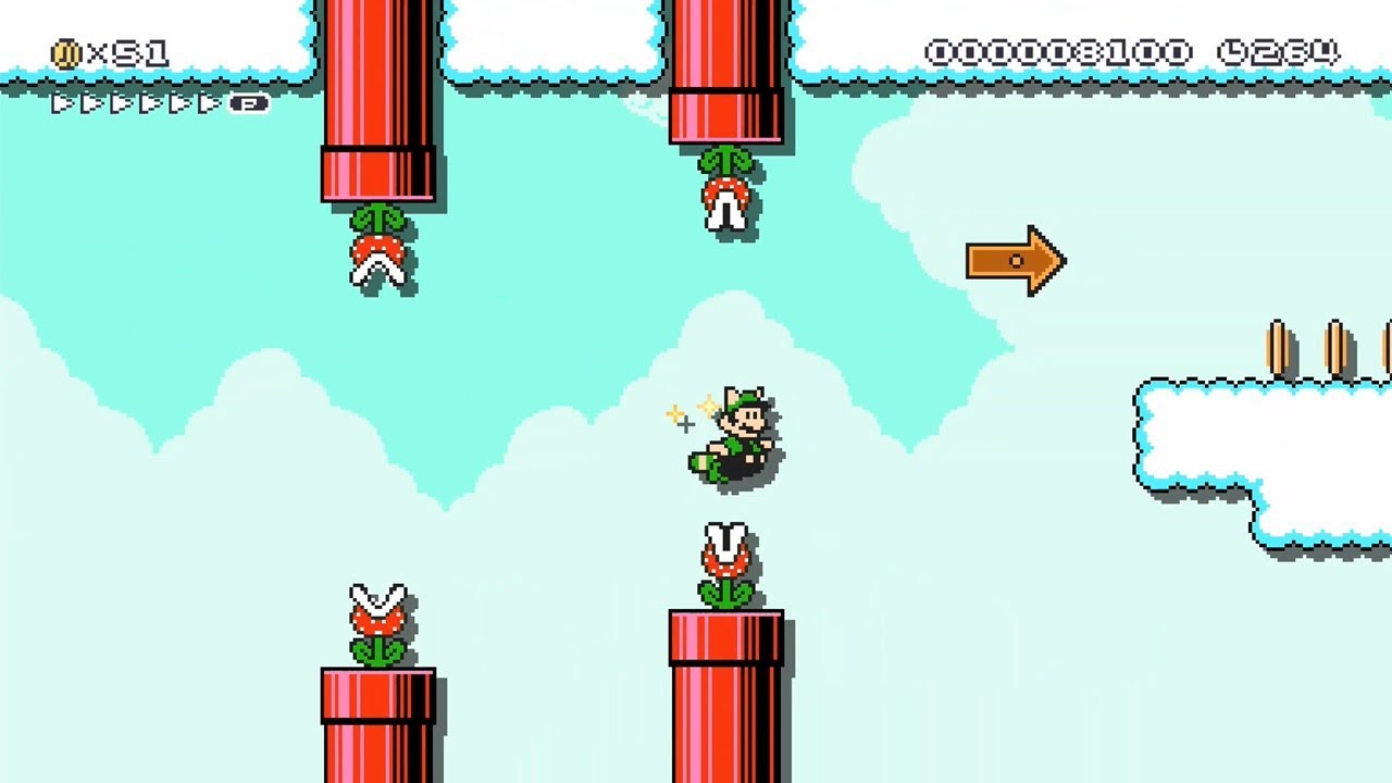 Super Mario Maker 2 - 6-1 Don't Stop Flying! by Kley - No Commentary ...