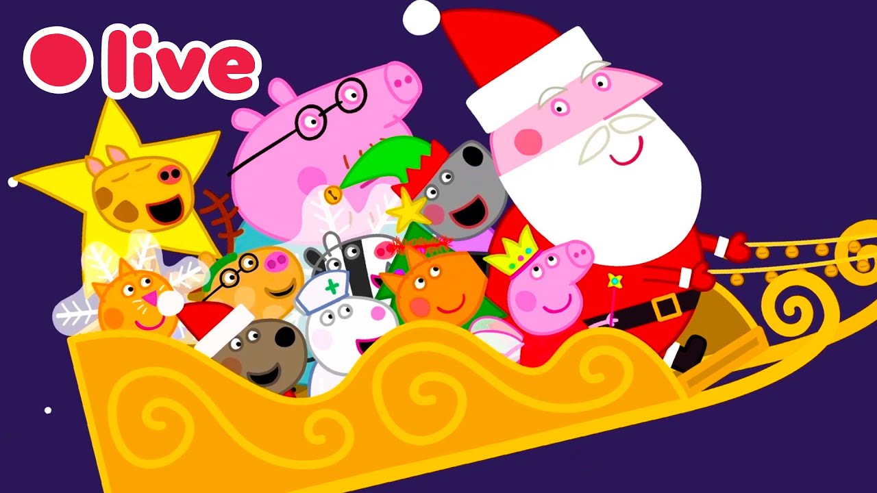 🔴 EN VIVO Peppa Pig 🎄 Episodios de Navidad! ️ Diversión de Invierno ...