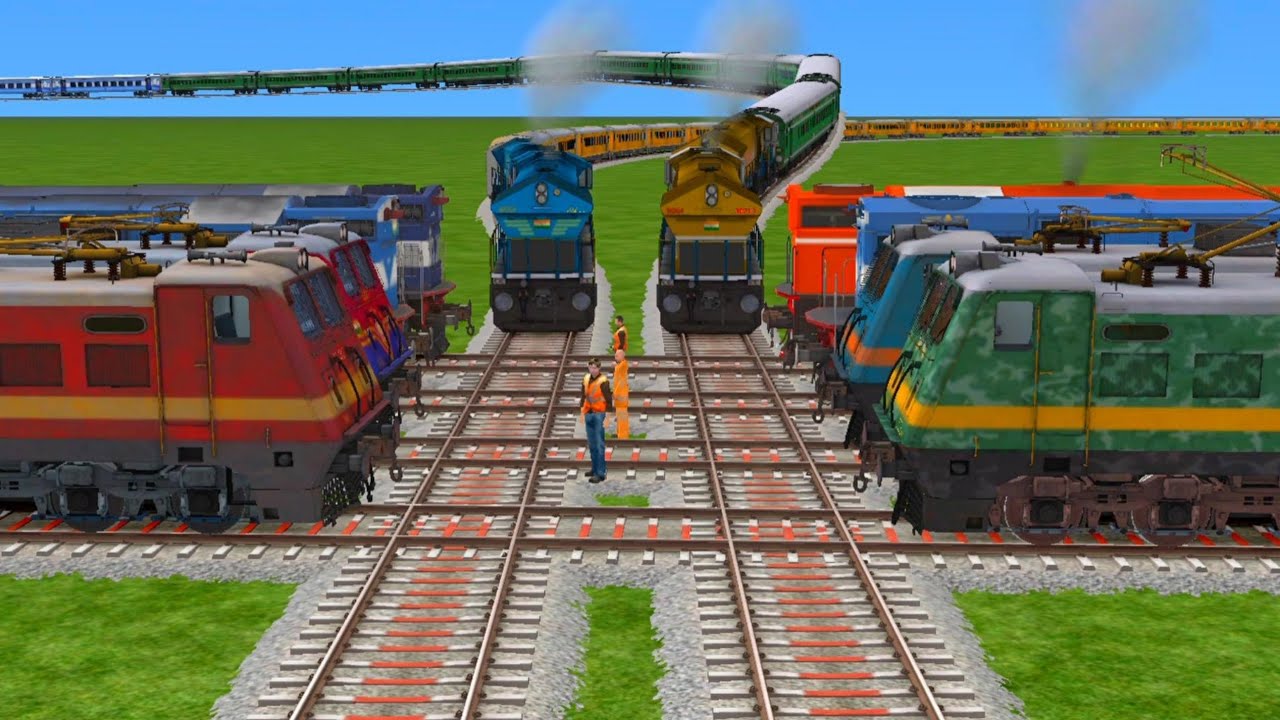 Indian railway station track classic gaming world running status super ...
