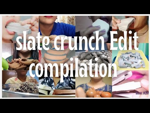 Slate Crunch Edits asmr - YouTube