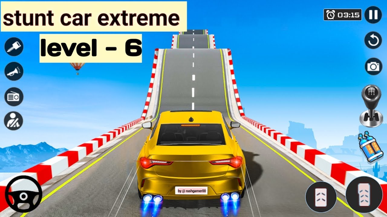Stunt car extreme game level 6 best game play by @ rushgamer00 😎👈👈👆 ...