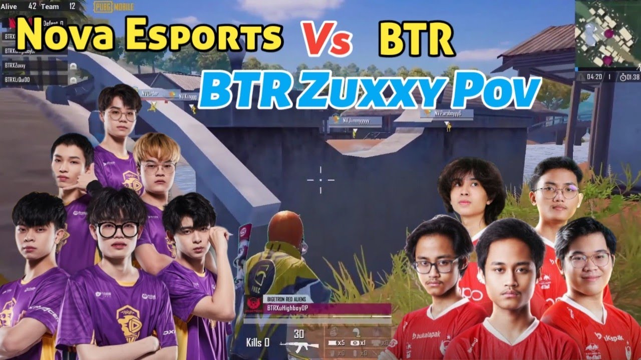 Nova Esports Vs BTR Fight in Painan | Pubg Mobile | PMGC - YouTube