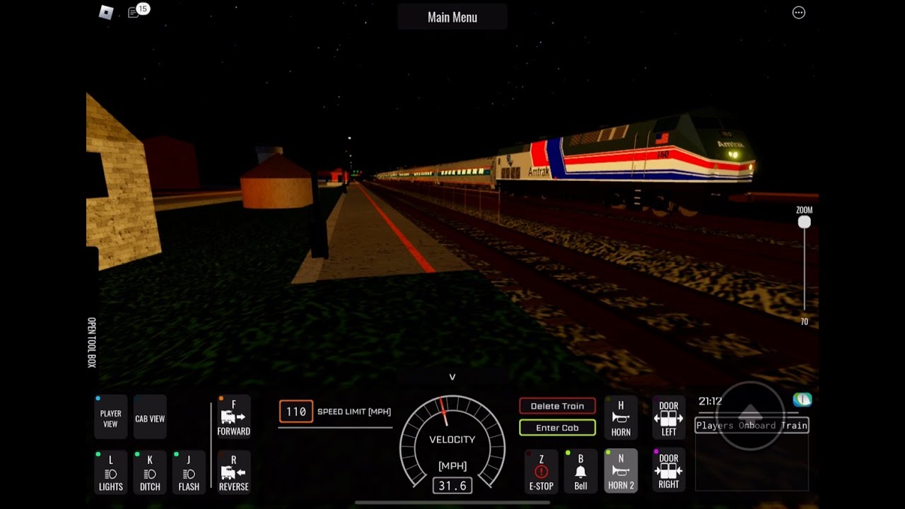 Amtrak 160 and Metra train simulator Roblox - YouTube