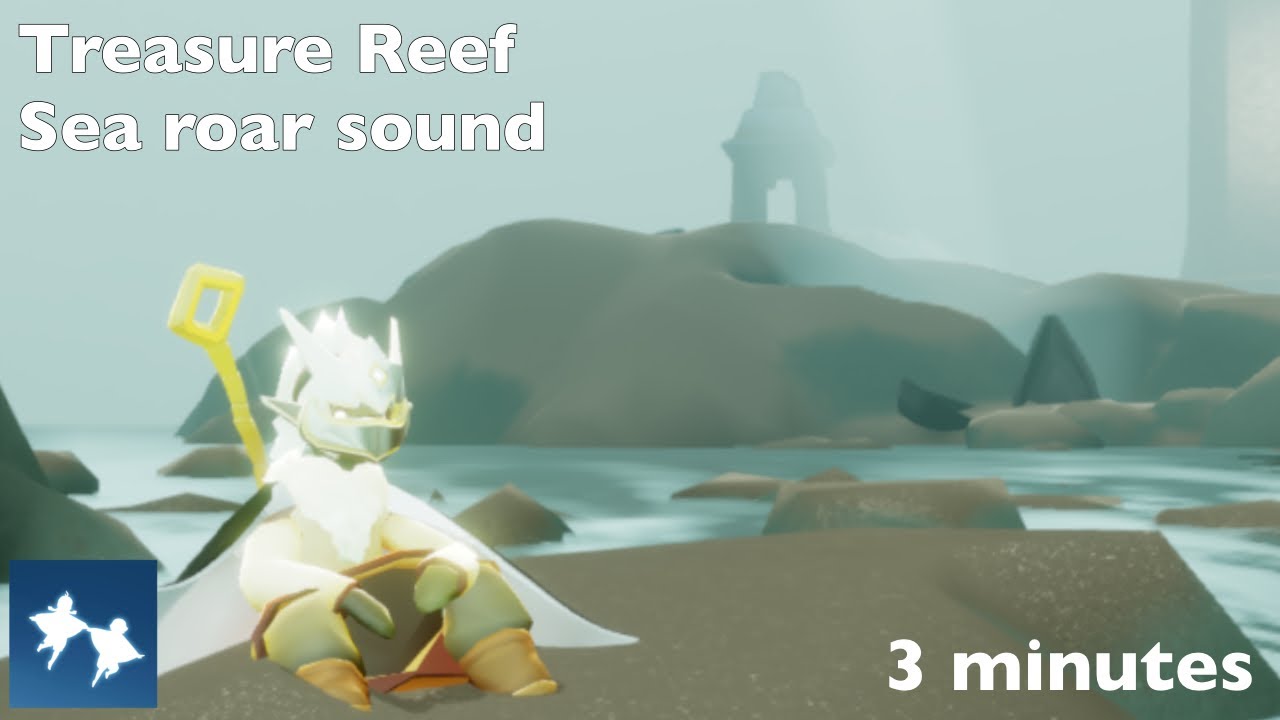 【3 minutes】Treasure Reef Sea roar sound 【Sky : Children of the light ...