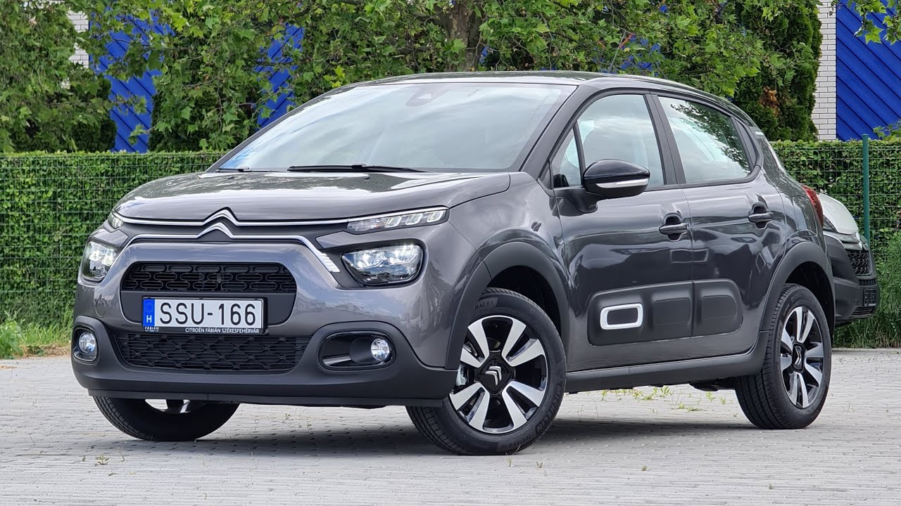 Citroën C3 Shine 1.2 PureTech 83 Platinum Grey - YouTube