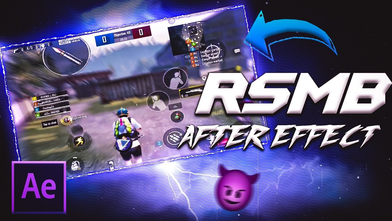 // How To Apply Rsmb Effect In Your Montages In After Effects // After Effects // Glitch Event ...