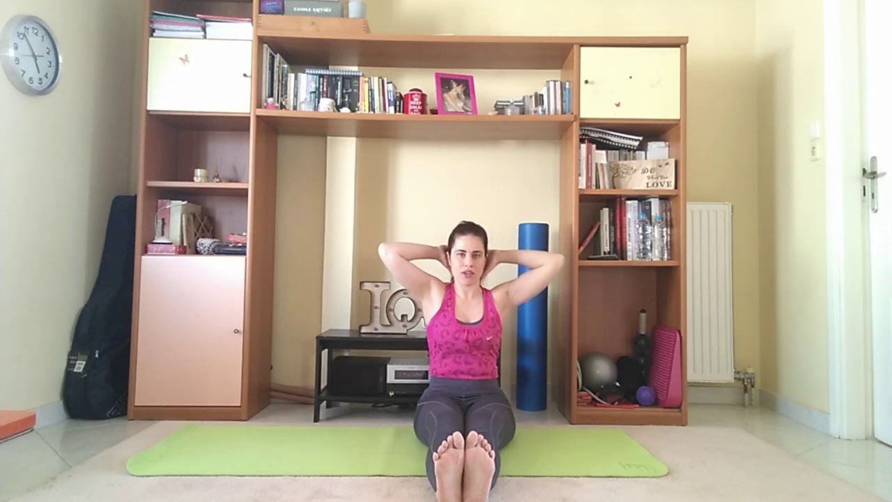 Pilates Class 3 by Eleni - Flow Pilates Greece - YouTube