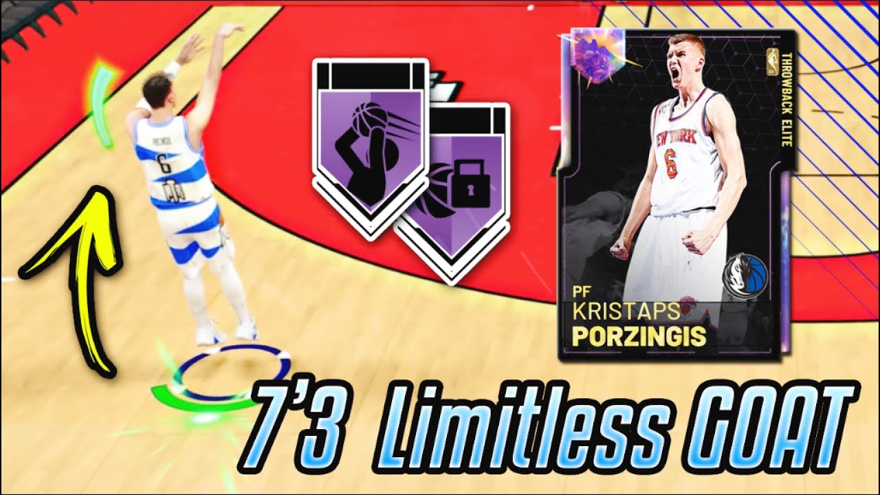 2k gave this 7'3 galaxy opal HOF LIMITLESS RANGE in nba 2k19 myteam ...