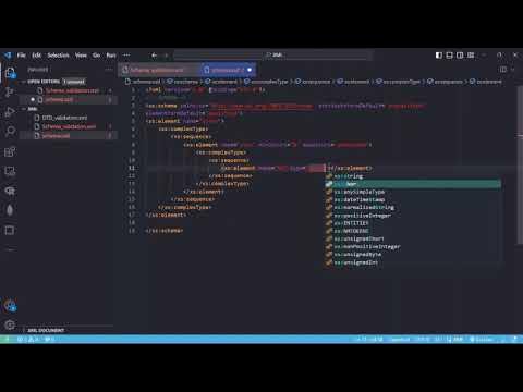 XML Schema Validation | Visual studio | - YouTube