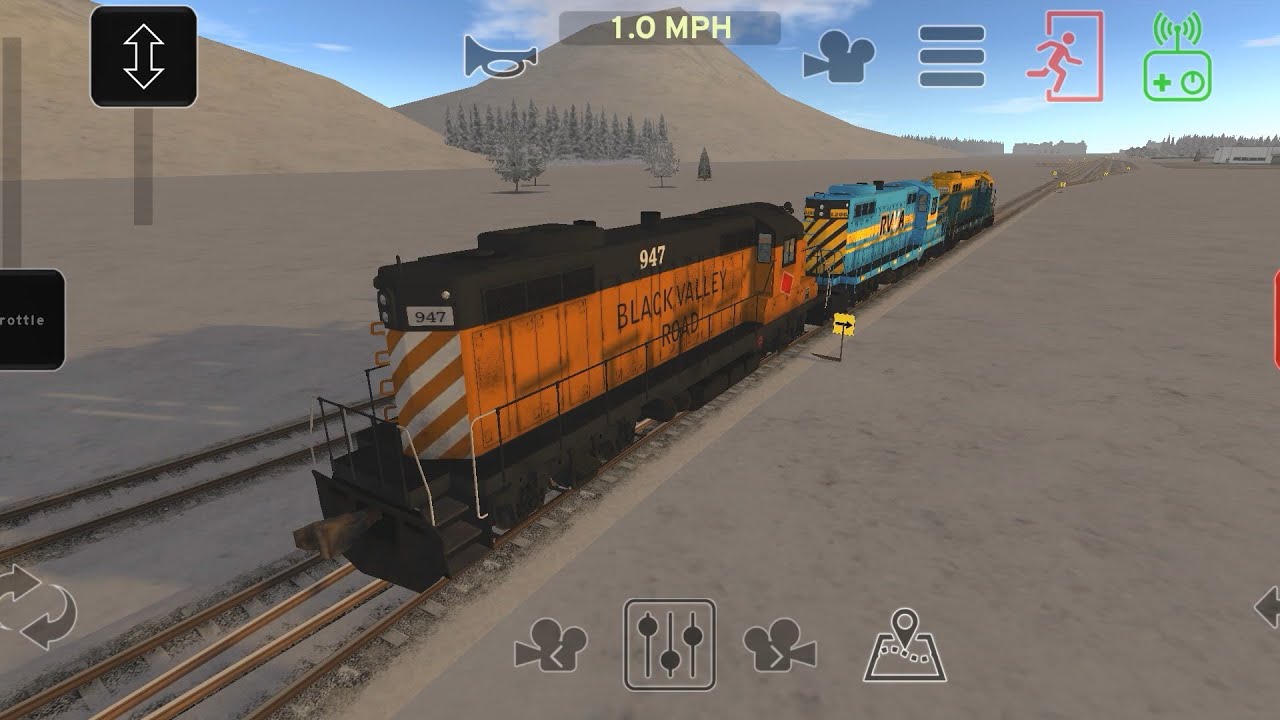 Three Diesel loco l train yard simulator l games l #railyard - YouTube