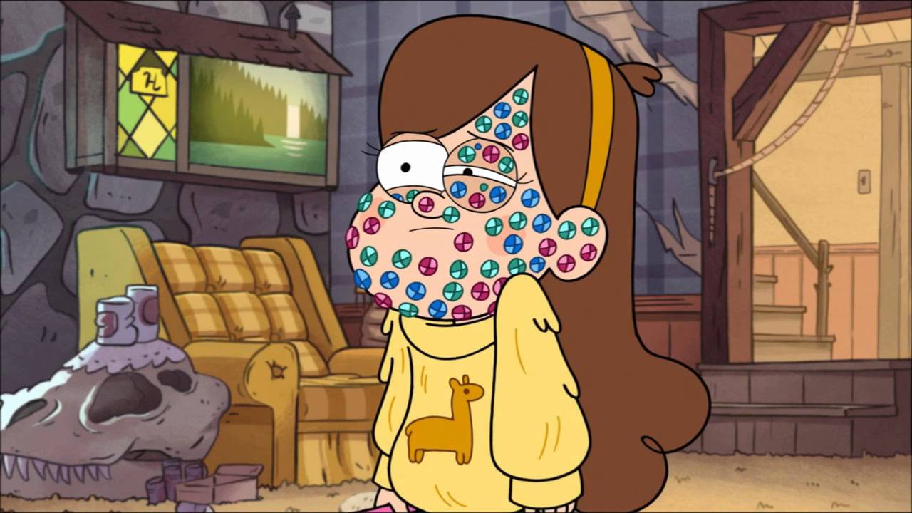 Gravity Falls - I successfully bezzazled my face - YouTube