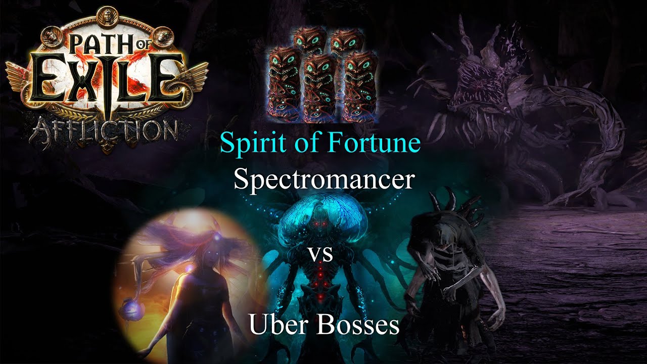 PoE 3.23 (Affliction) - 100m DPS Spirit of Fortune Spectre Necromancer ...