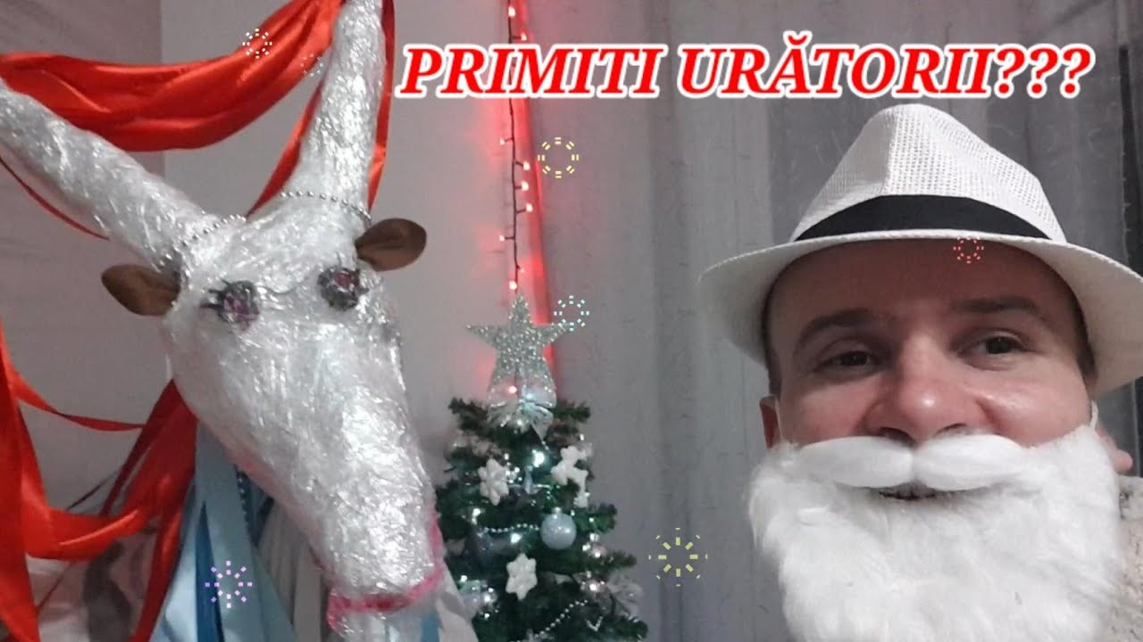 CU CAPRA LA URAT!PRIMITI URĂTORII?CU SFÎNTUL VASILE!HĂI HĂI HĂI - YouTube