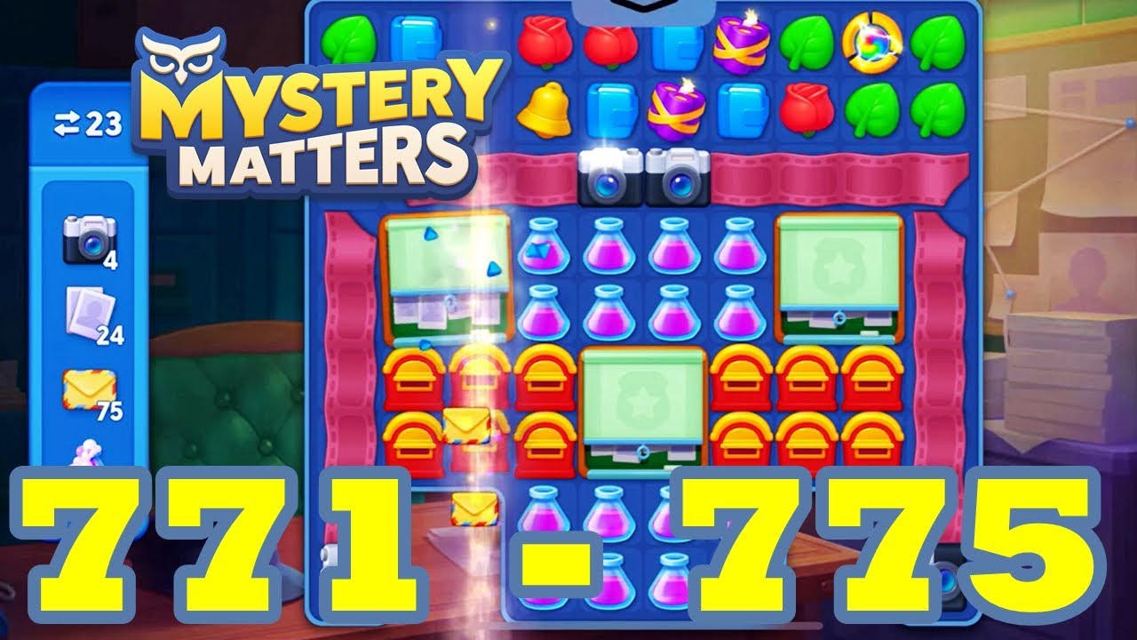Mystery Matters Level 771 - 775 HD Gameplay | 3 match puzzle | Android ...