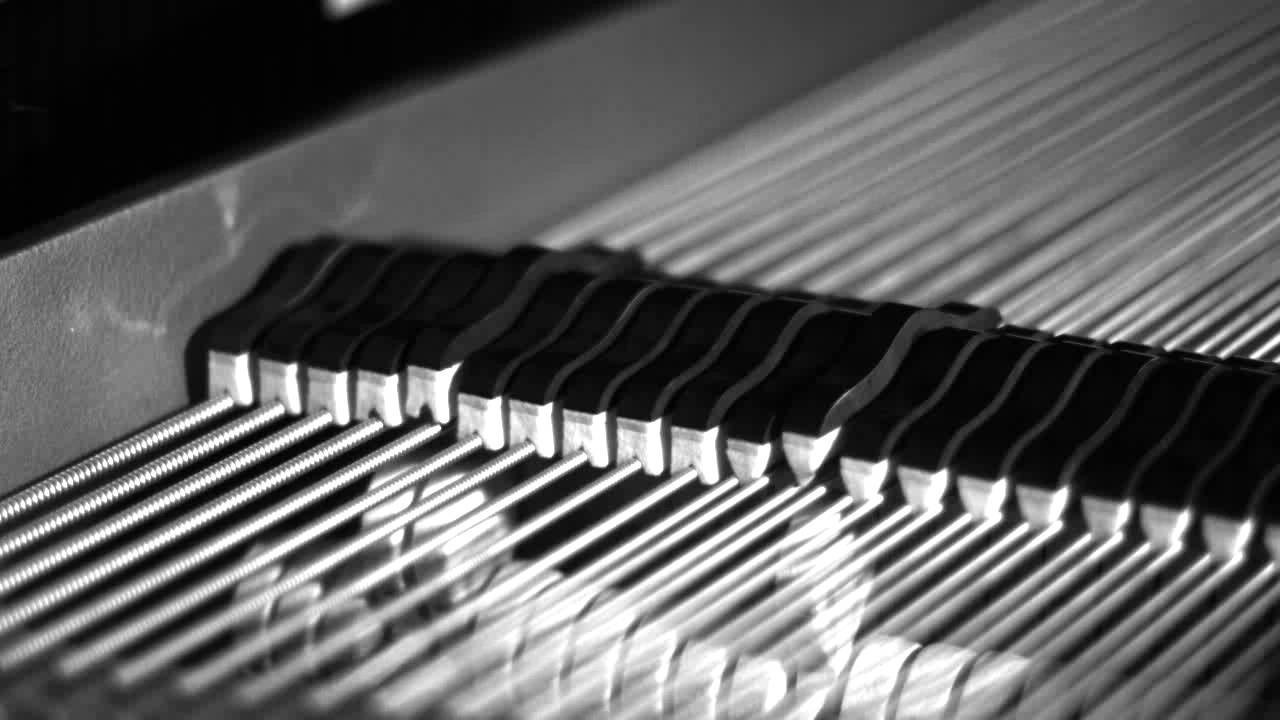 slow motion vid of piano mechanism - YouTube