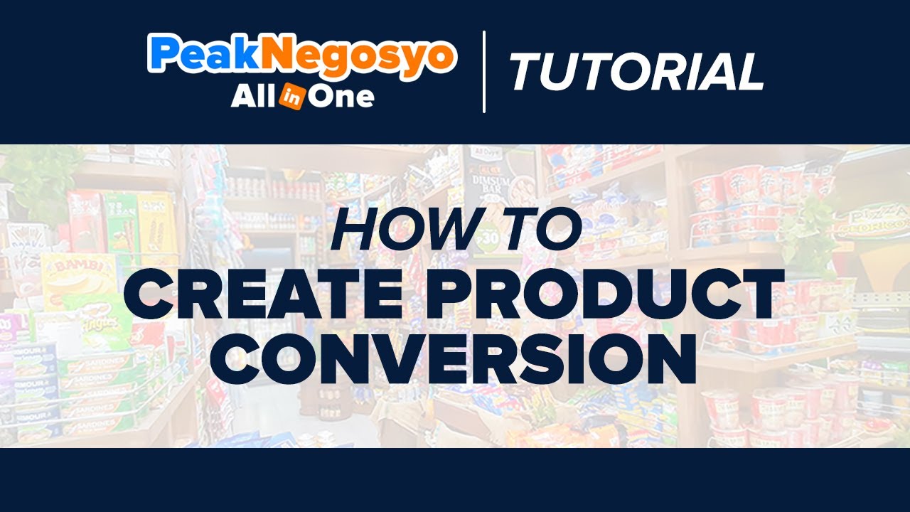 How to Create Product Conversion - YouTube
