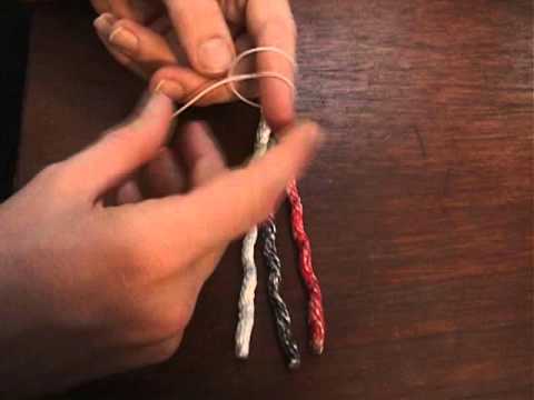 3-Strand Splicing 4 - Preparing the Rope and Double Constrictor Hitch ...